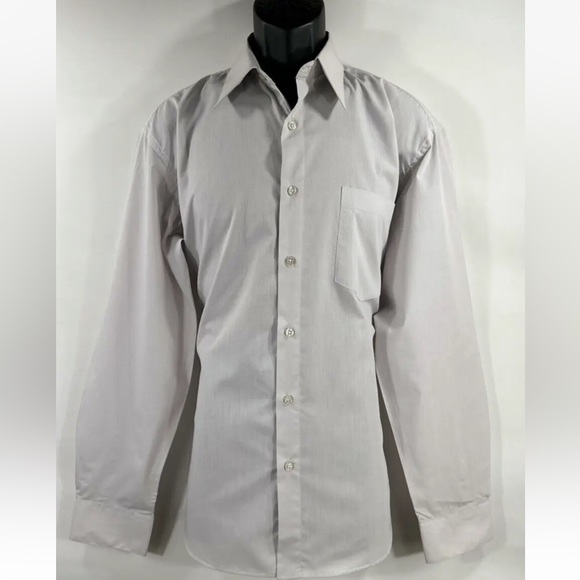 New Gen | Shirts | New Gen Mens Solid Light Gray Dress Shirt Long ...